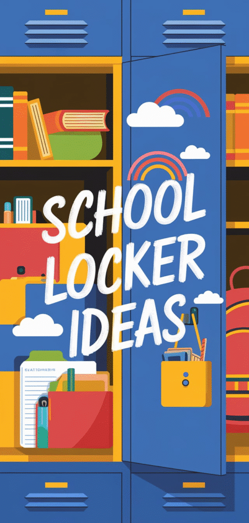 15 Brilliant School Locker Ideas for Kids - The Mega Mom