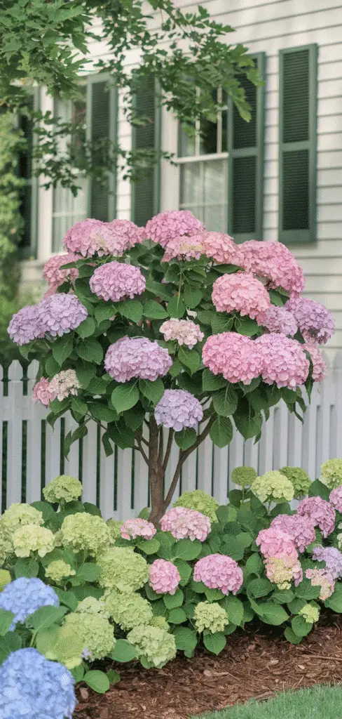 14 Breathtaking Front Yard Hydrangea Landscaping Ideas - The Mega Mom