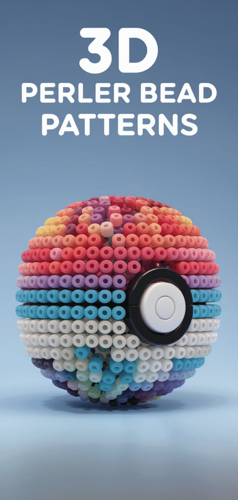 14 Best 3D Perler Bead Patterns - The Mega Mom