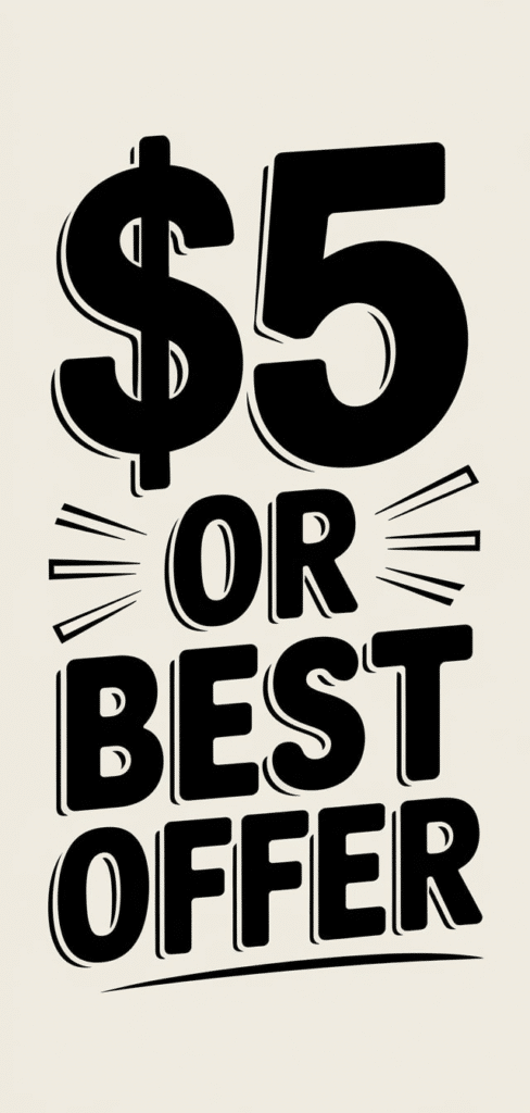 16 Easy DIY Garage Sale Pricing Sign Ideas - The Mega Mom