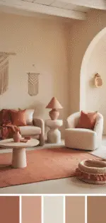 18 Earthy Boho Living Room Color Palette Ideas - The Mega Mom