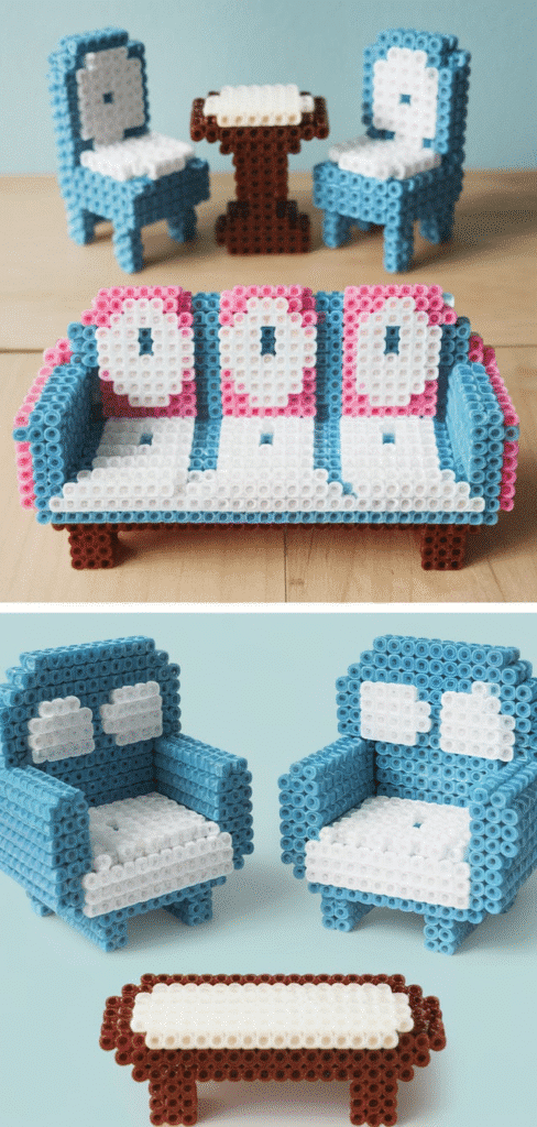 14 Best 3D Perler Bead Patterns - The Mega Mom