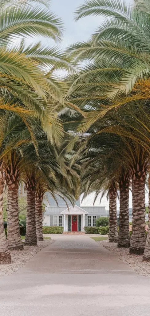 15 Stunning Tree Tunnel Driveway Entry Landscaping Ideas - The Mega Mom