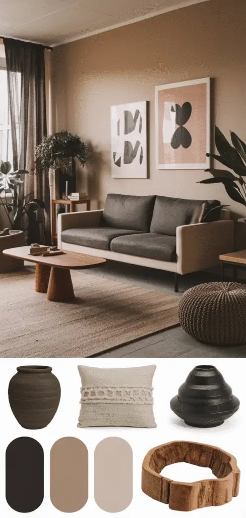 18 Earthy Boho Living Room Color Palette Ideas - The Mega Mom