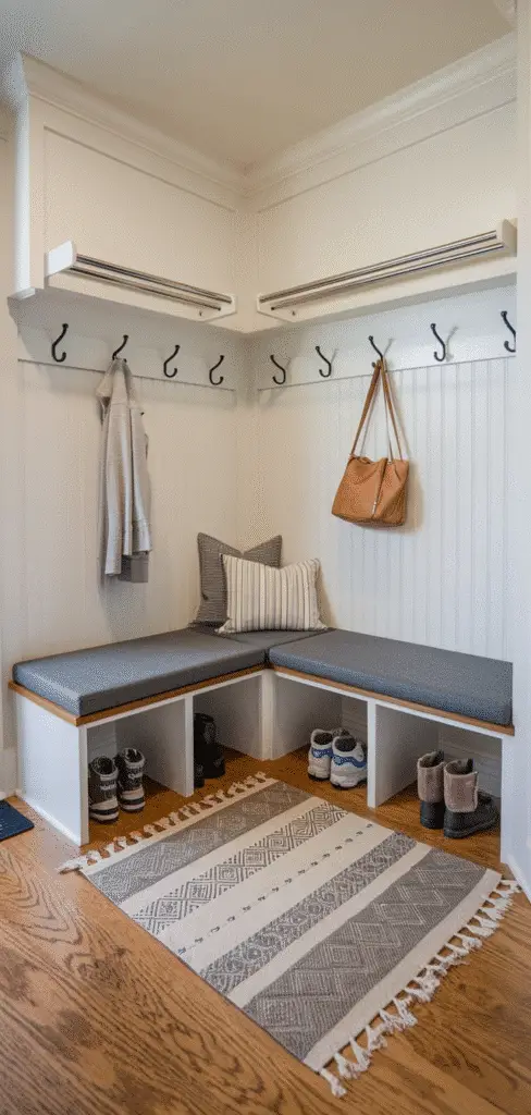 14+ Stylish and Functional Entryway Ideas With Bench - The Mega Mom