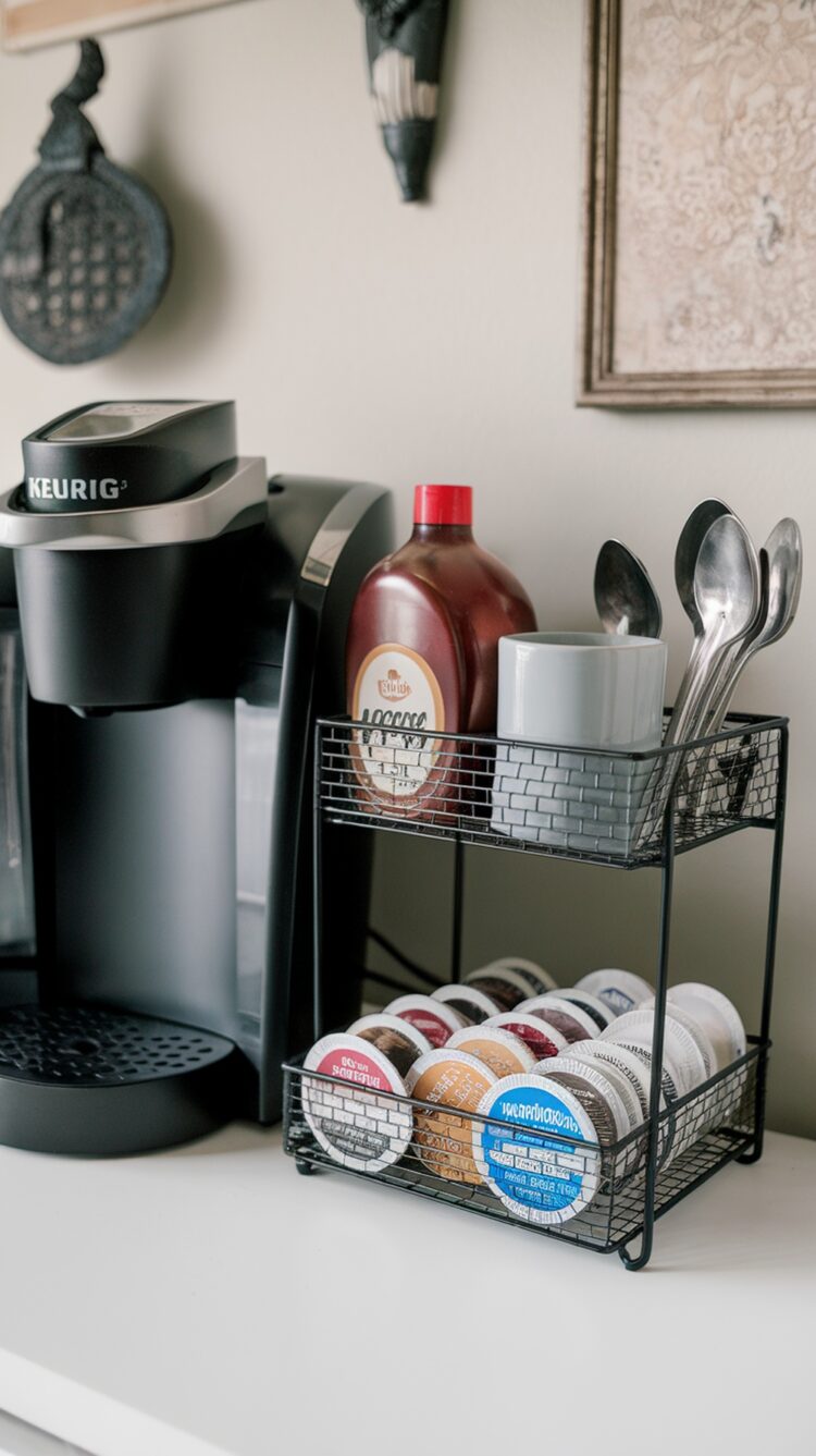 14 Creative Countertop Coffee Station Ideas - The Mega Mom