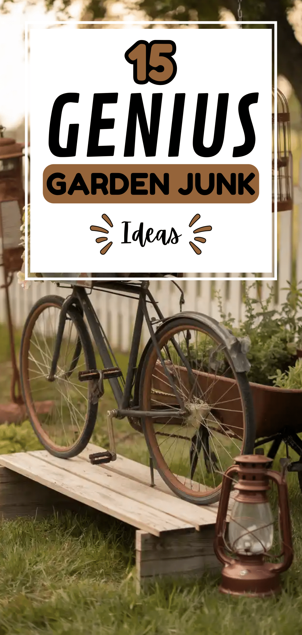 15 Genius Garden Junk Ideas - The Mega Mom