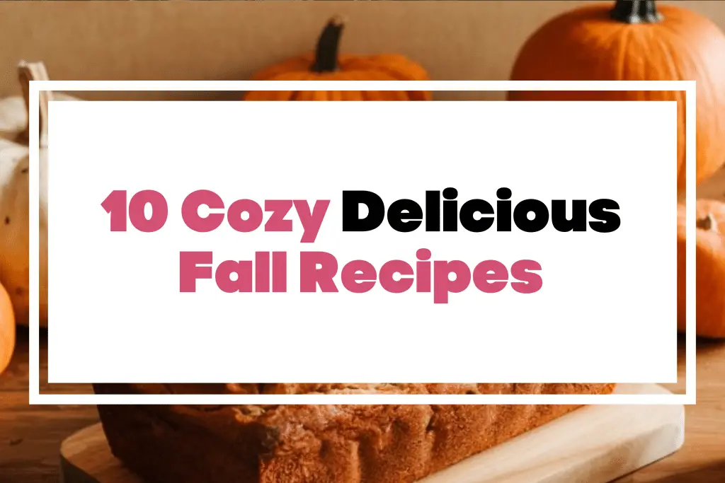 10 Cozy Delicious Fall Recipes - The Mega Mom