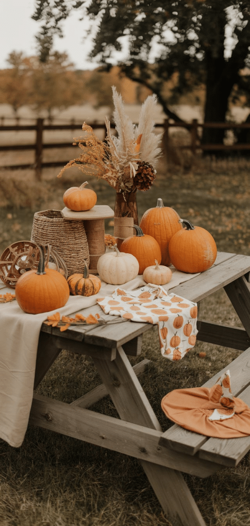 13 Boho Pumpkin Fall Baby Shower Themes - The Mega Mom