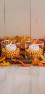 17 Easy DIY Dollar Tree Fall Table Centerpieces Ideas - The Mega Mom