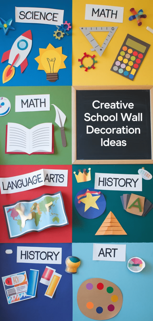 10+ Creative School Wall Decoration Ideas with Paper - The Mega Mom