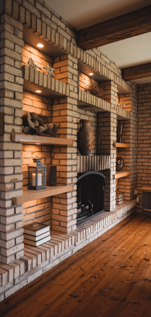 15 Beautiful Bookshelves Fireplace Built In Ideas - The Mega Mom