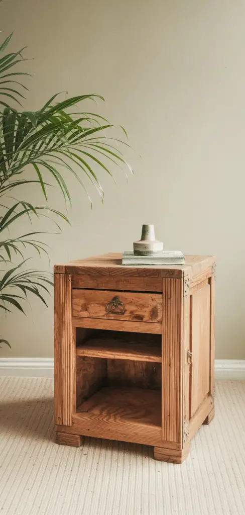 14 Creative DIY Wooden Side Table Ideas - The Mega Mom
