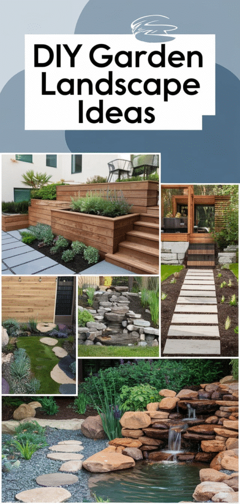 14 Genius DIY Garden Landscape Ideas - The Mega Mom