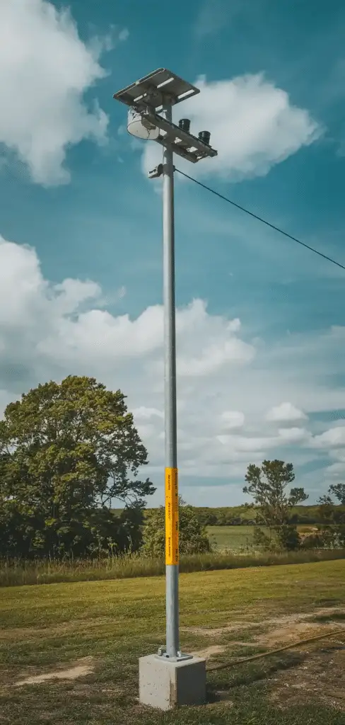 15 Creative Poles for Outdoor Lights - The Mega Mom