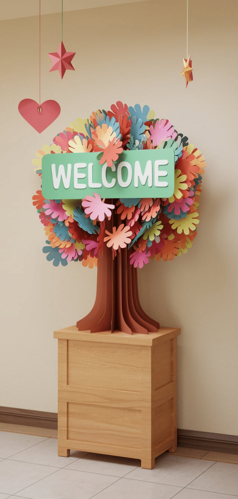 10+ Creative School Wall Decoration Ideas with Paper - The Mega Mom