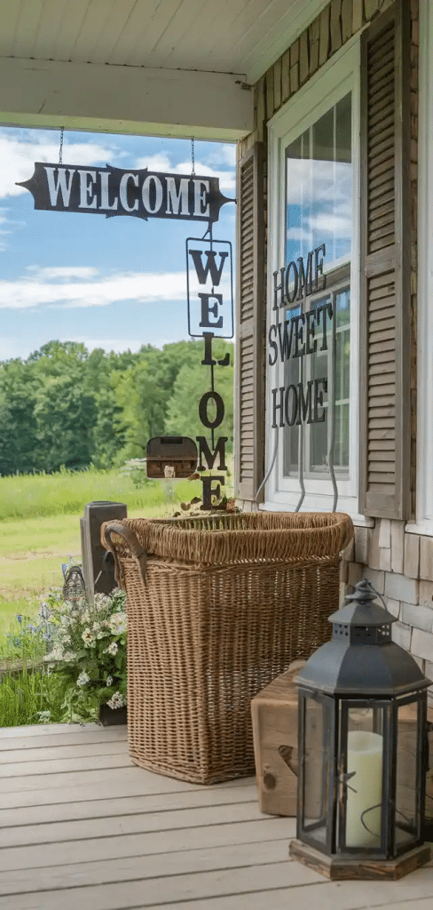 15 Charming & Rustic Country Front Porch Decor Ideas - The Mega Mom