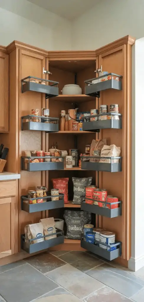 15 Creative Pantry Cabinet with Pull-Out Shelves Ideas - The Mega Mom