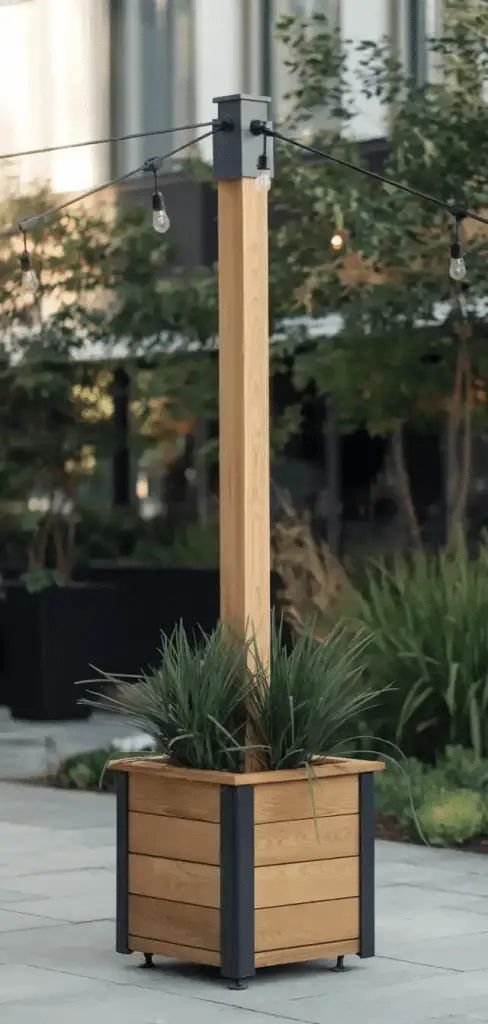 15 Creative Poles for Outdoor Lights - The Mega Mom