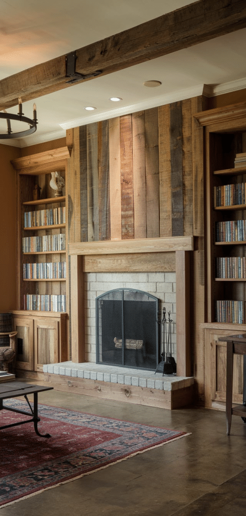 15 Beautiful Bookshelves Fireplace Built In Ideas - The Mega Mom