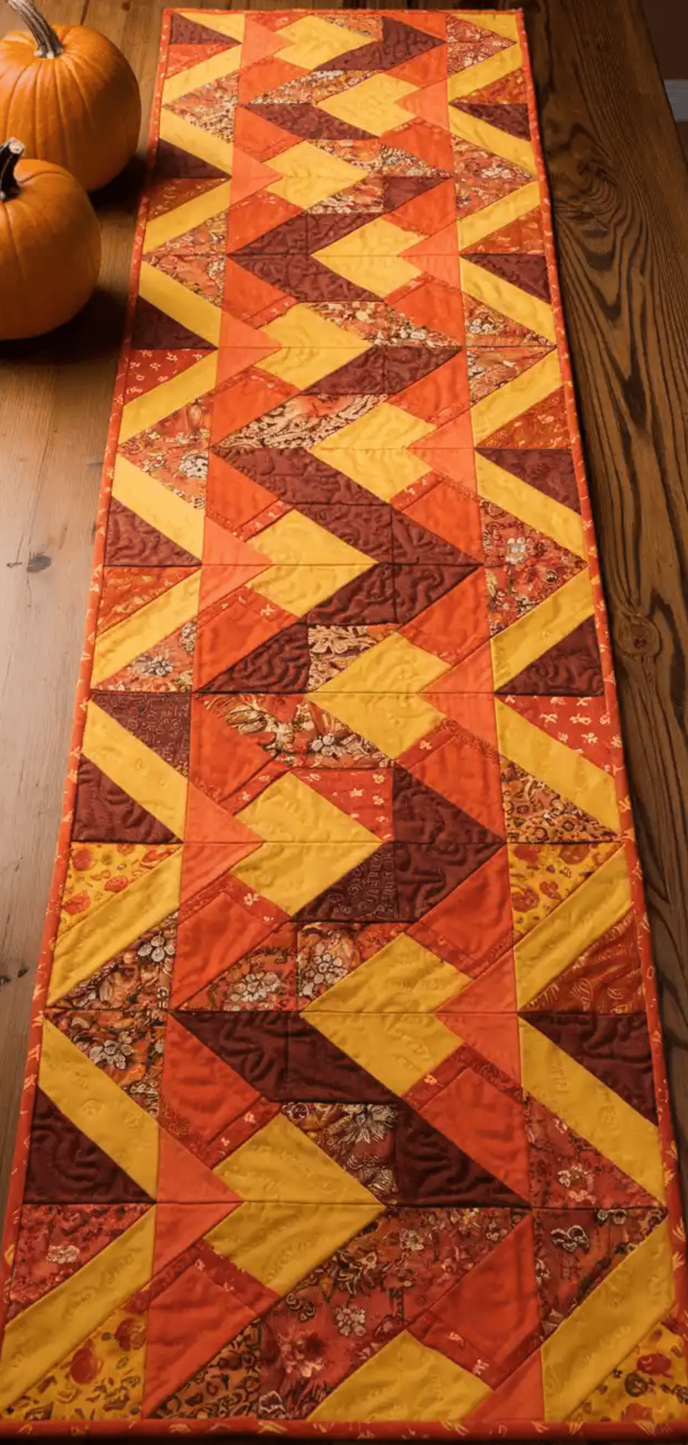 15 Best Free Table Runner Fall Quilt Patterns - The Mega Mom