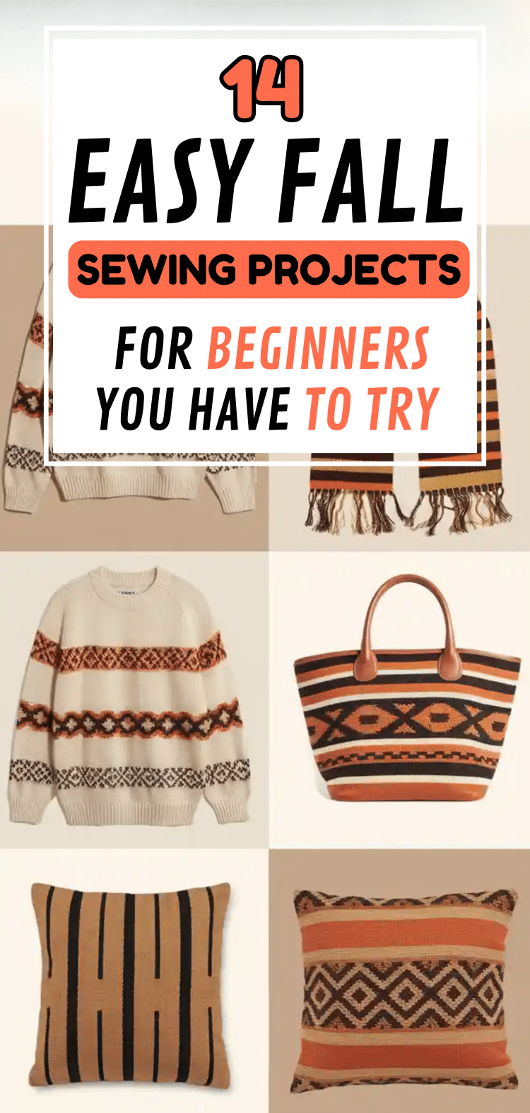 14 Easy Fall Sewing Projects for Beginners You Have to Try - The Mega Mom