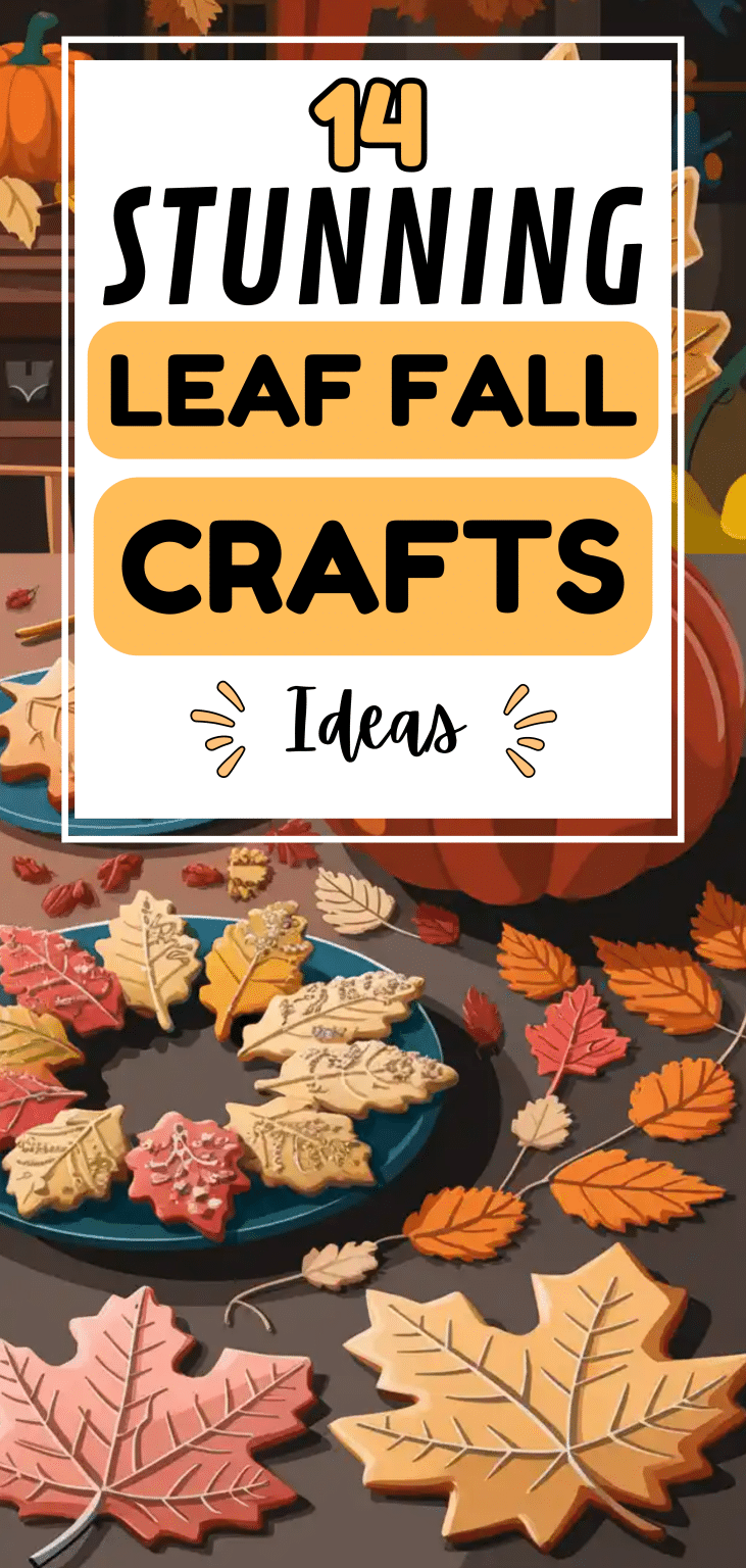 14 Stunning Leaf Fall Crafts Ideas - The Mega Mom