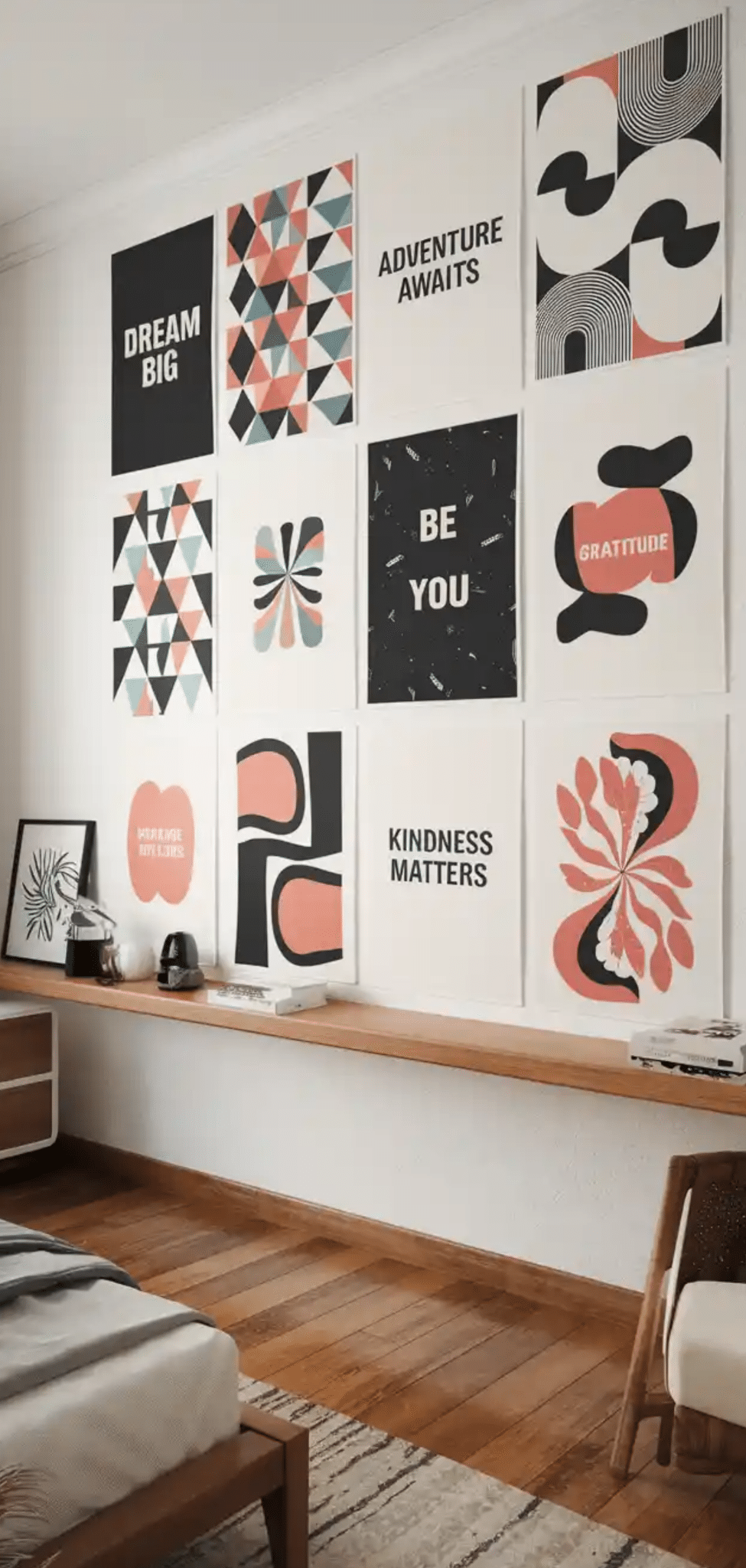 15 Stunning Posters On Wall Decor Bedroom Ideas - The Mega Mom