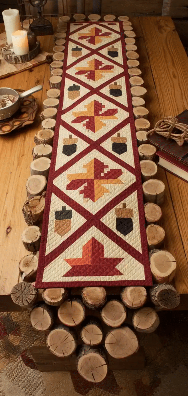 15 Best Free Table Runner Fall Quilt Patterns - The Mega Mom