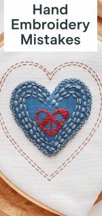 15 Common Beginner Hand Embroidery Mistakes - The Mega Mom