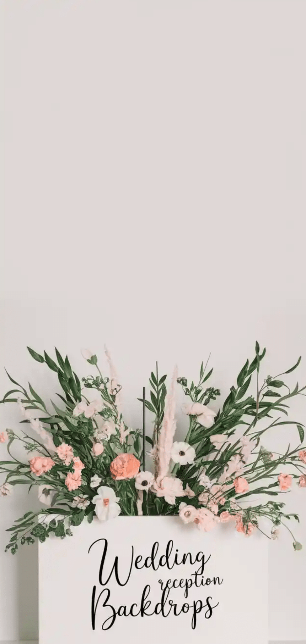 15 Beautiful Wedding Reception Backdrops - The Mega Mom