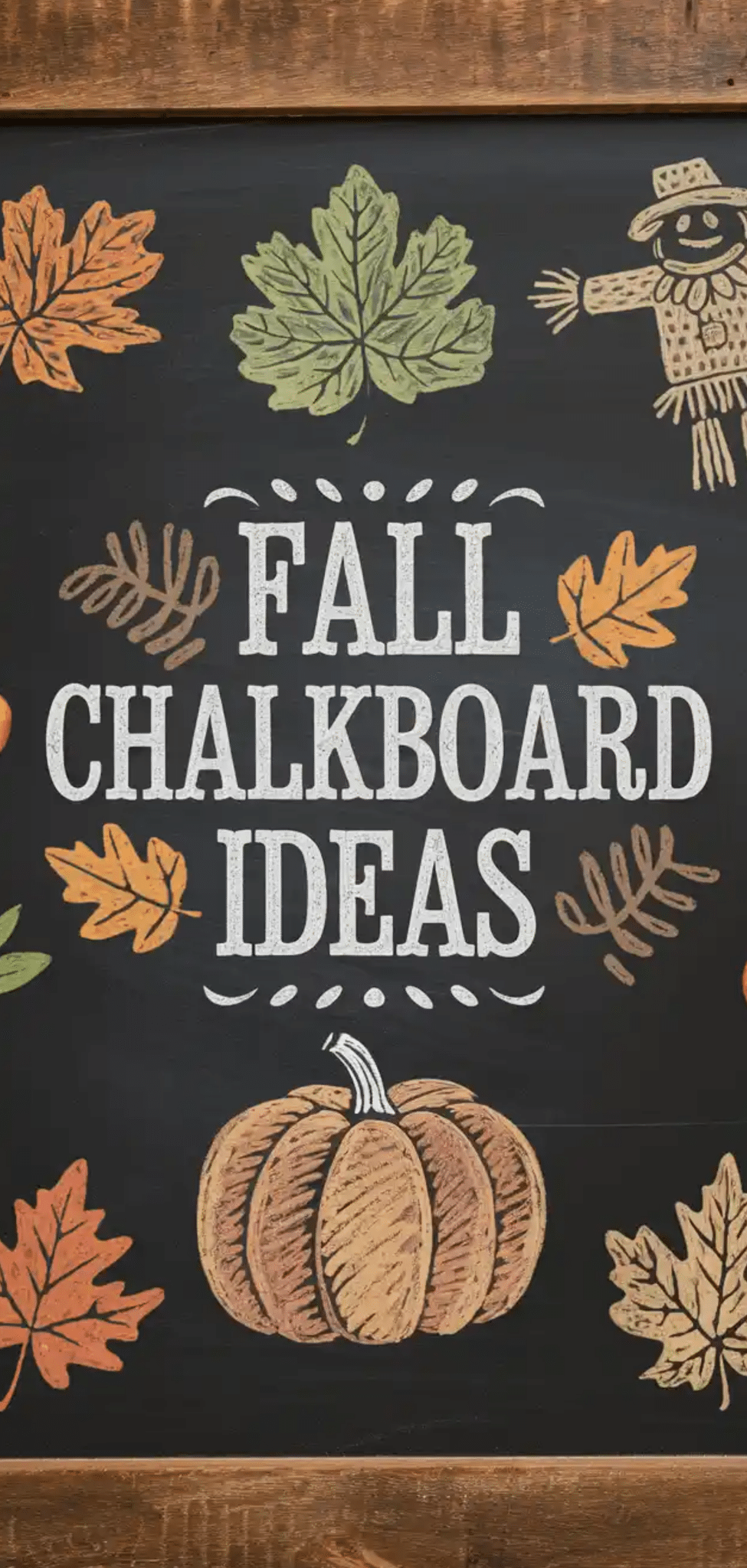 14 Stunning Fall Chalkboard Ideas (Chalk Art) - The Mega Mom