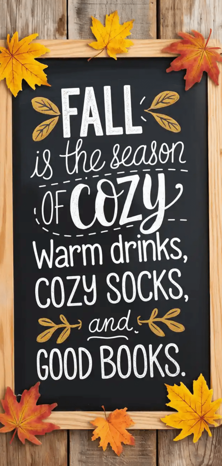 14 Stunning Fall Chalkboard Ideas (Chalk Art) - The Mega Mom