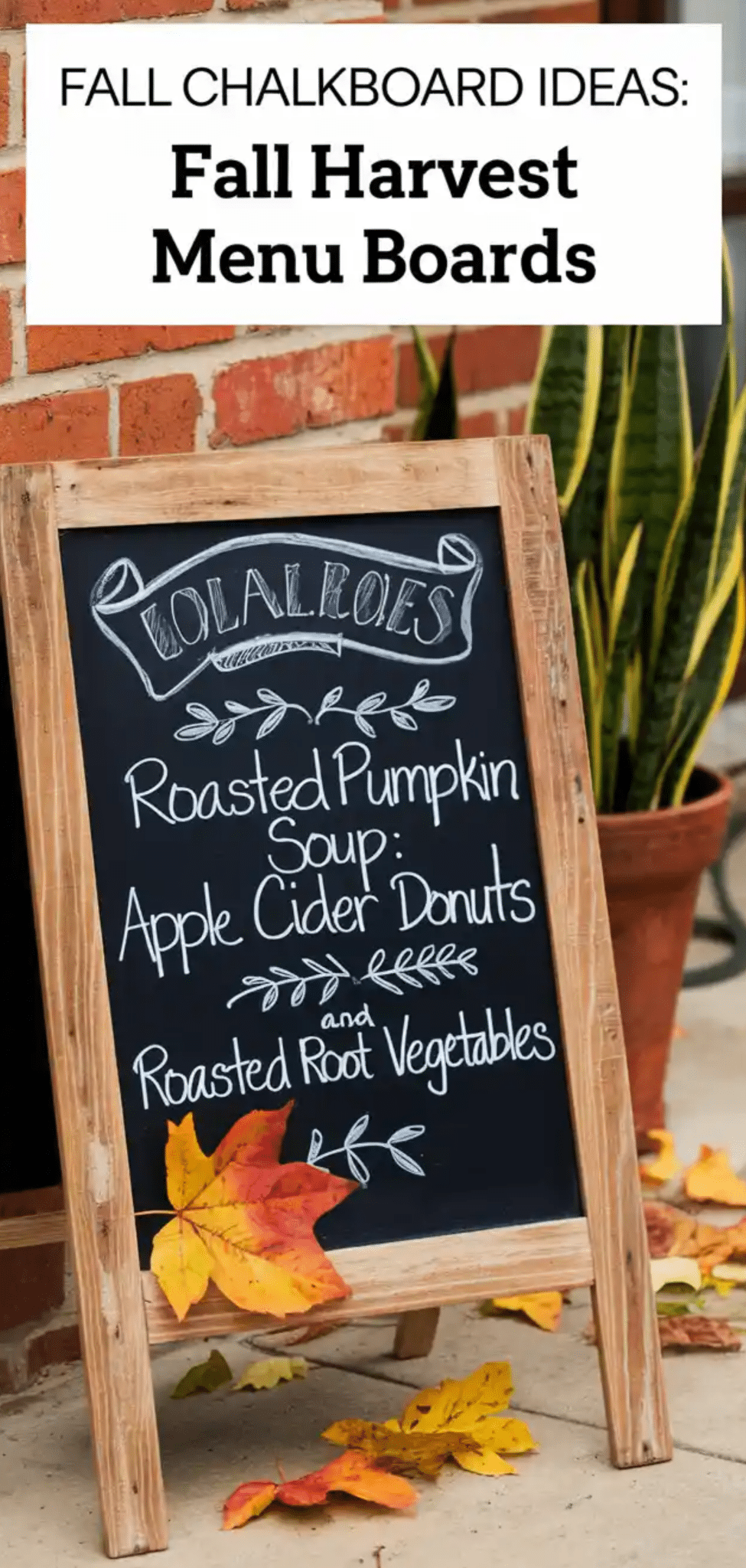 14 Stunning Fall Chalkboard Ideas (Chalk Art) - The Mega Mom