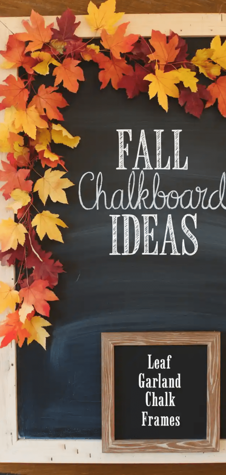 14 Stunning Fall Chalkboard Ideas (Chalk Art) - The Mega Mom