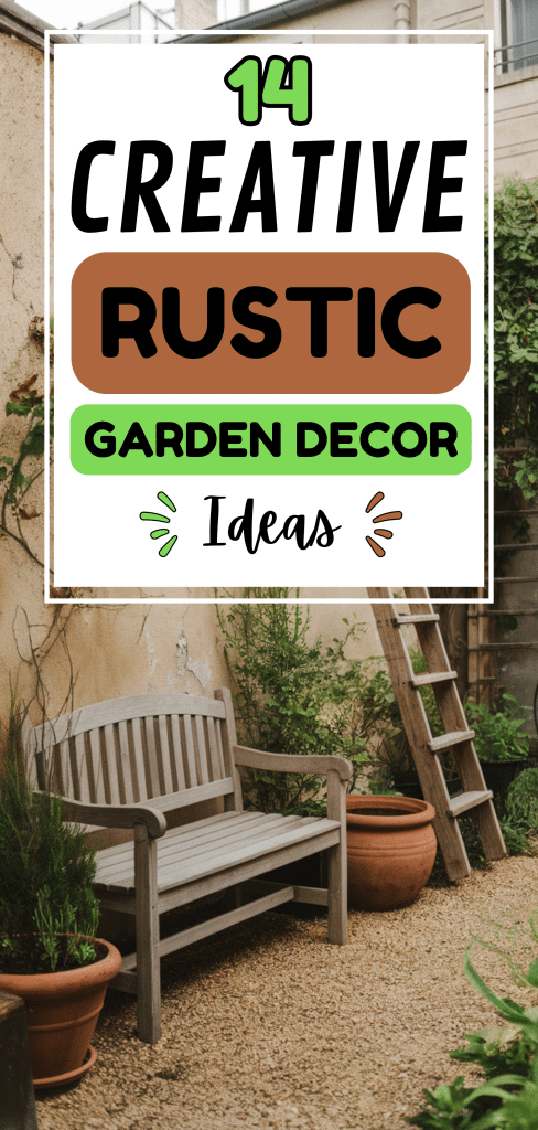 14 Creative Rustic Garden Decor Ideas - The Mega Mom
