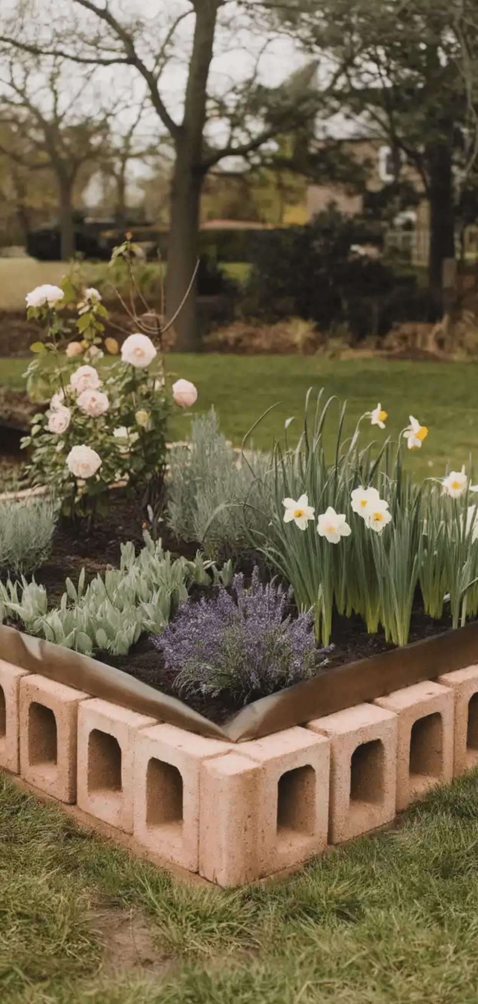 15 Creative Cinder Block Garden Bed Ideas - The Mega Mom