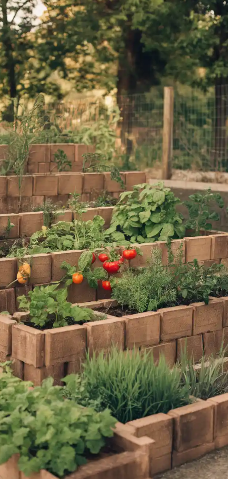 15 Creative Cinder Block Garden Bed Ideas - The Mega Mom