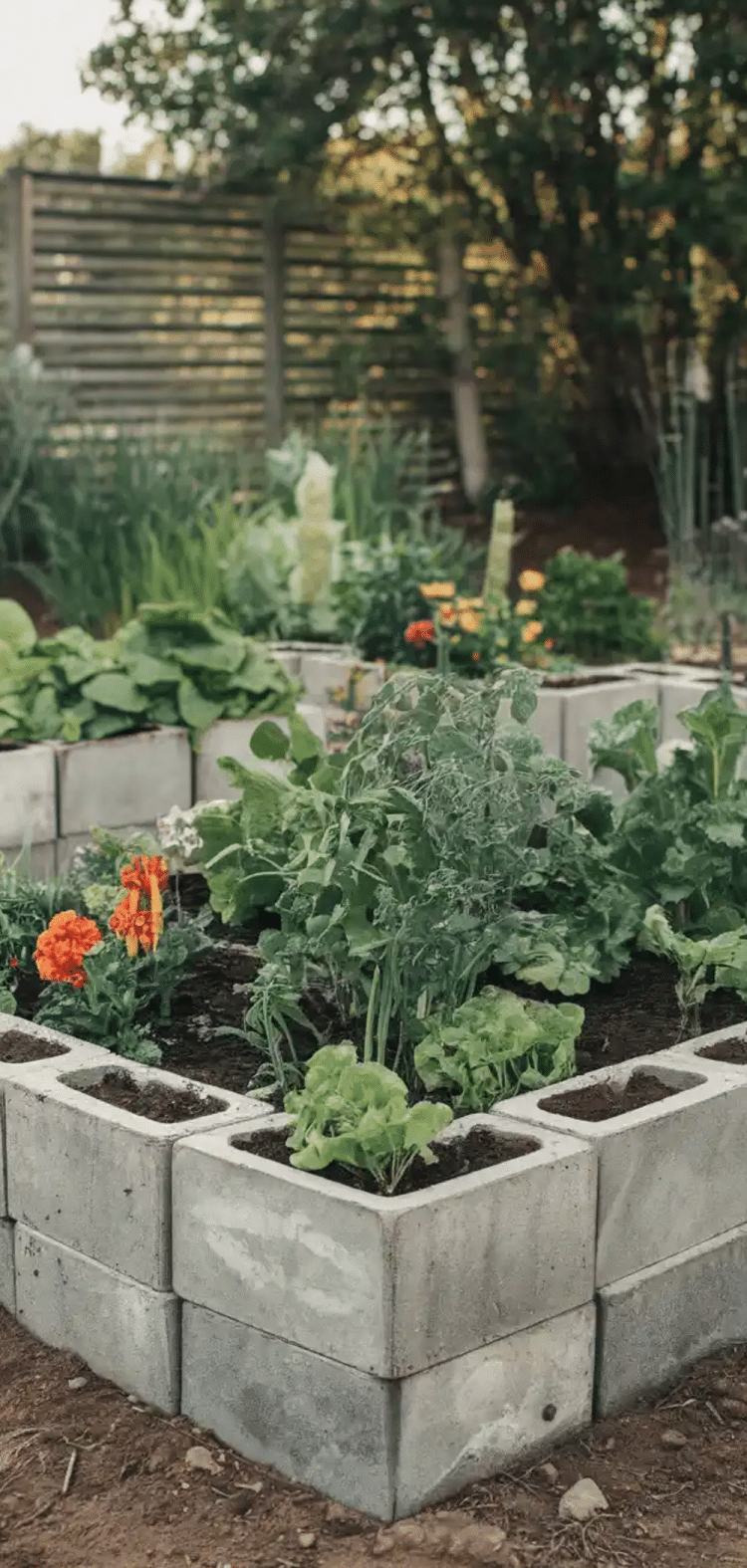 15 Creative Cinder Block Garden Bed Ideas - The Mega Mom