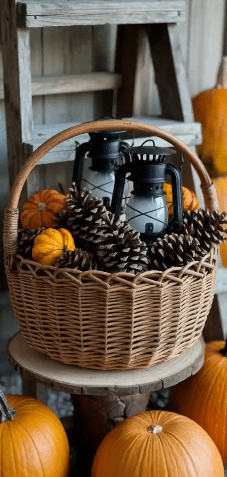 12 Charming Fall Basket Ideas - The Mega Mom