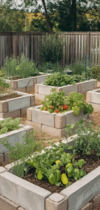15 Creative Cinder Block Garden Bed Ideas - The Mega Mom