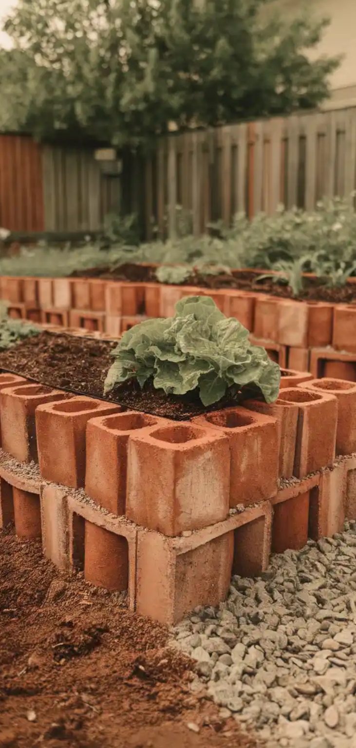 15 Creative Cinder Block Garden Bed Ideas - The Mega Mom