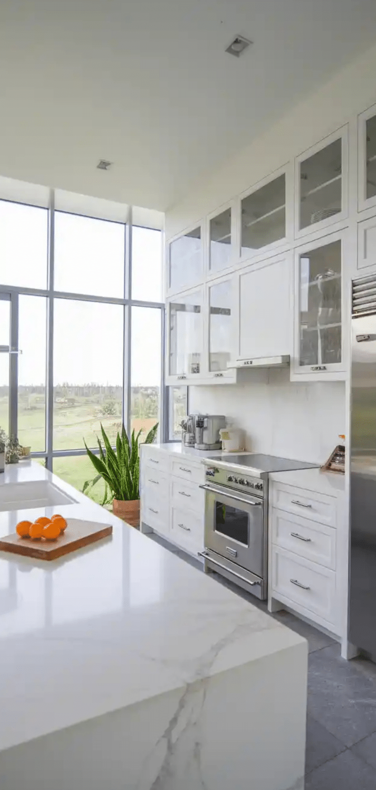 16 Stunning All-White Kitchen Ideas - The Mega Mom