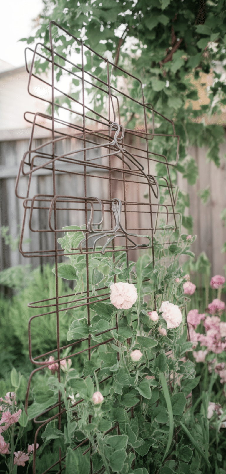 15 Brilliant Recycled Garden Trellis Ideas - The Mega Mom