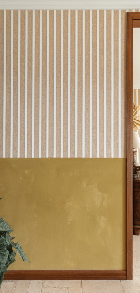 16 Perfect Half Wallpaper Half Paint Ideas - The Mega Mom