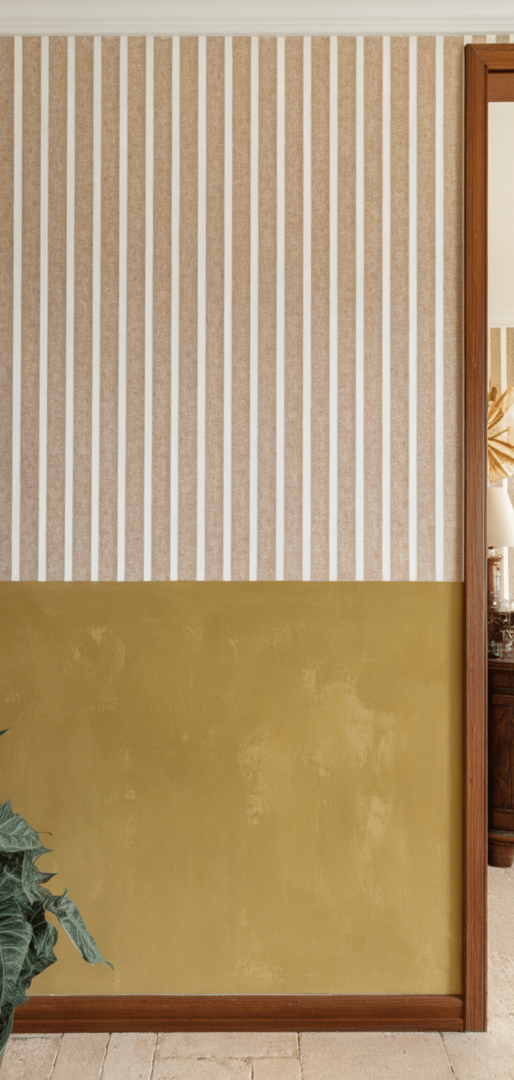 16 Perfect Half Wallpaper Half Paint Ideas - The Mega Mom