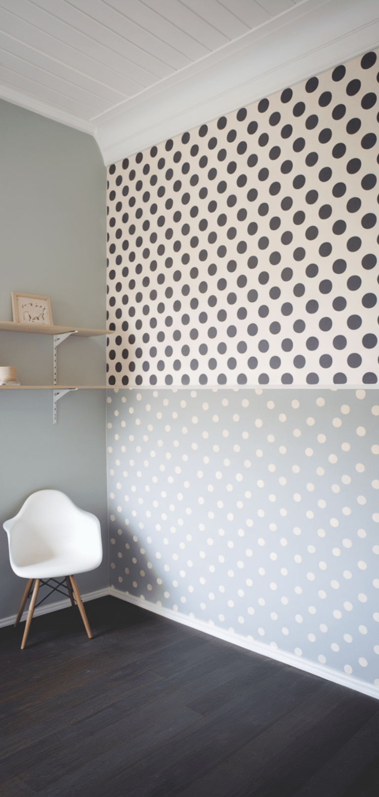 16 Perfect Half Wallpaper Half Paint Ideas - The Mega Mom