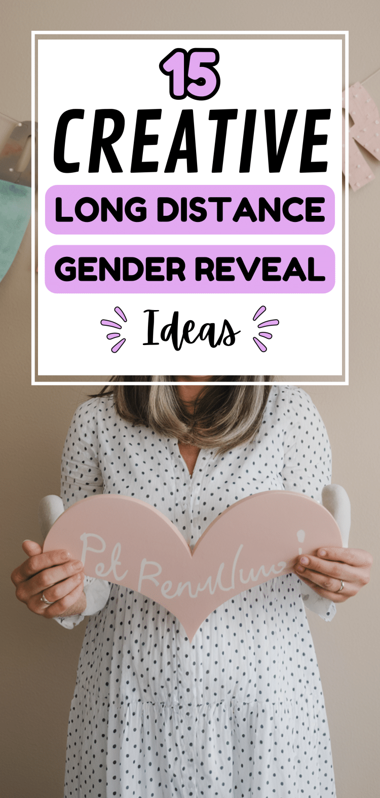 15 Creative Long Distance Gender Reveal Ideas - The Mega Mom