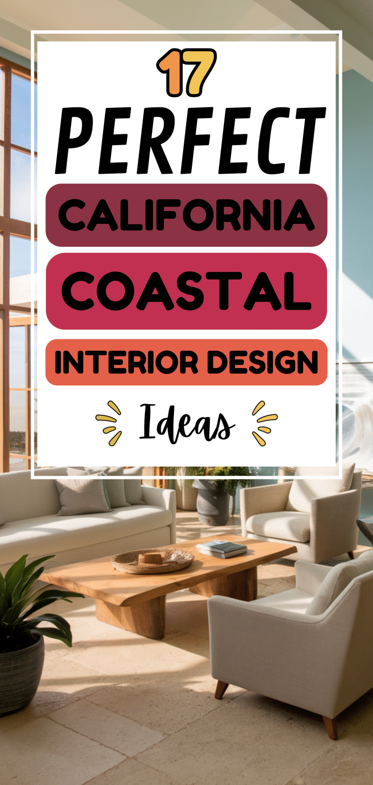17 Perfect California Coastal Interior Design Ideas - The Mega Mom