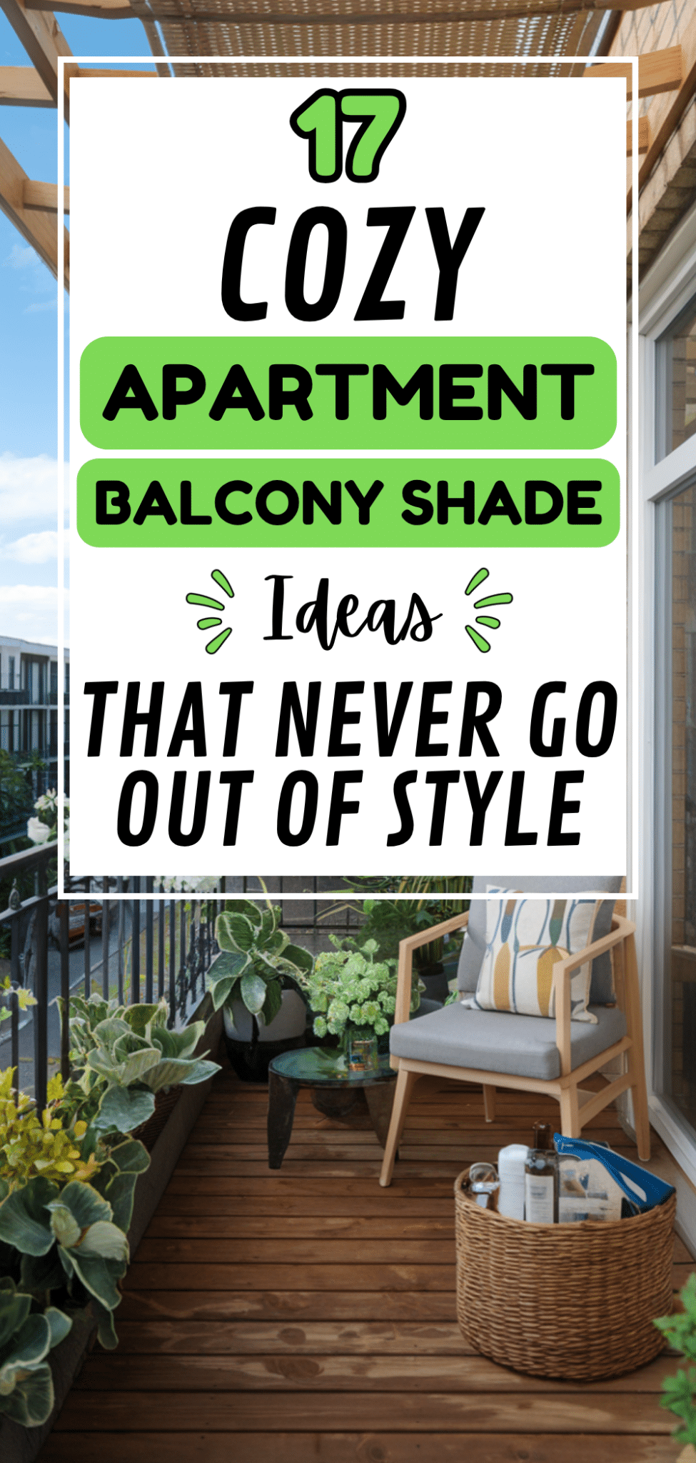 17 Cozy Apartment Balcony Shade Ideas - The Mega Mom